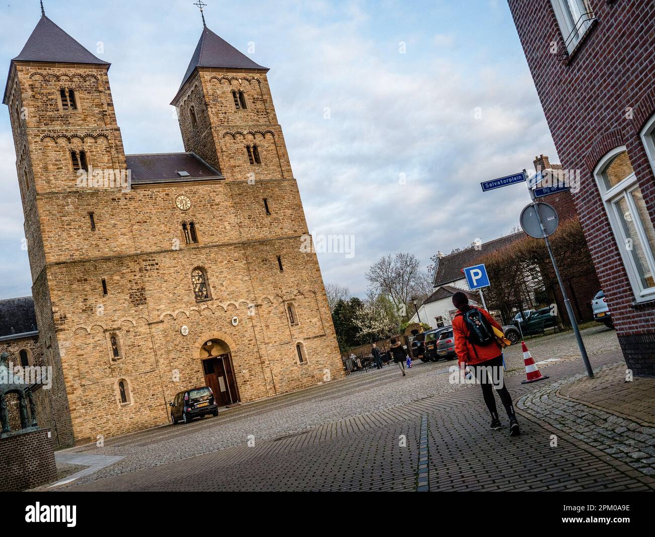 Nieuwstadt, Netherlands. 08th Apr, 2023. A female participant is seen ...