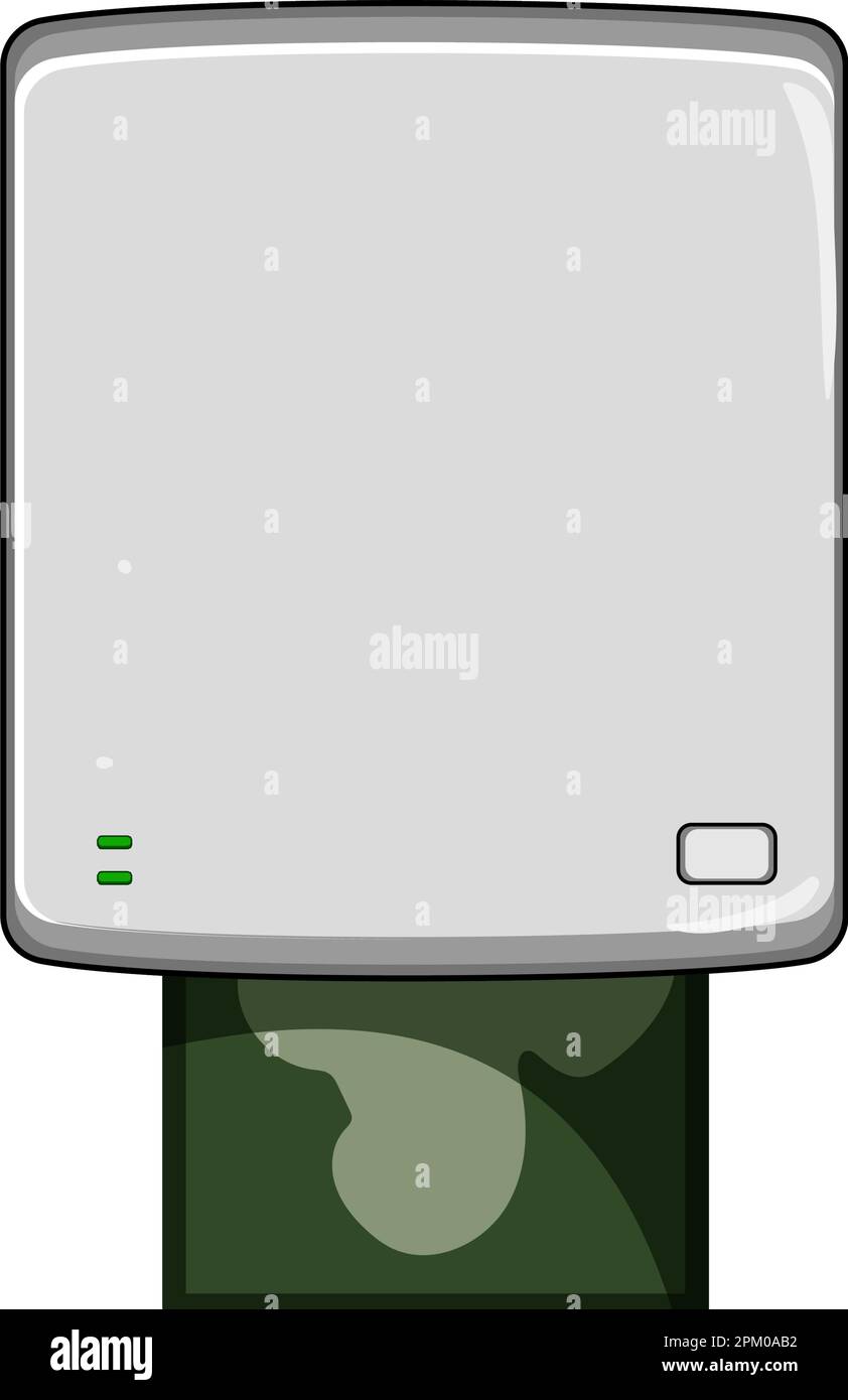 print compact photo printer cartoon vector illustration Stock Vector ...