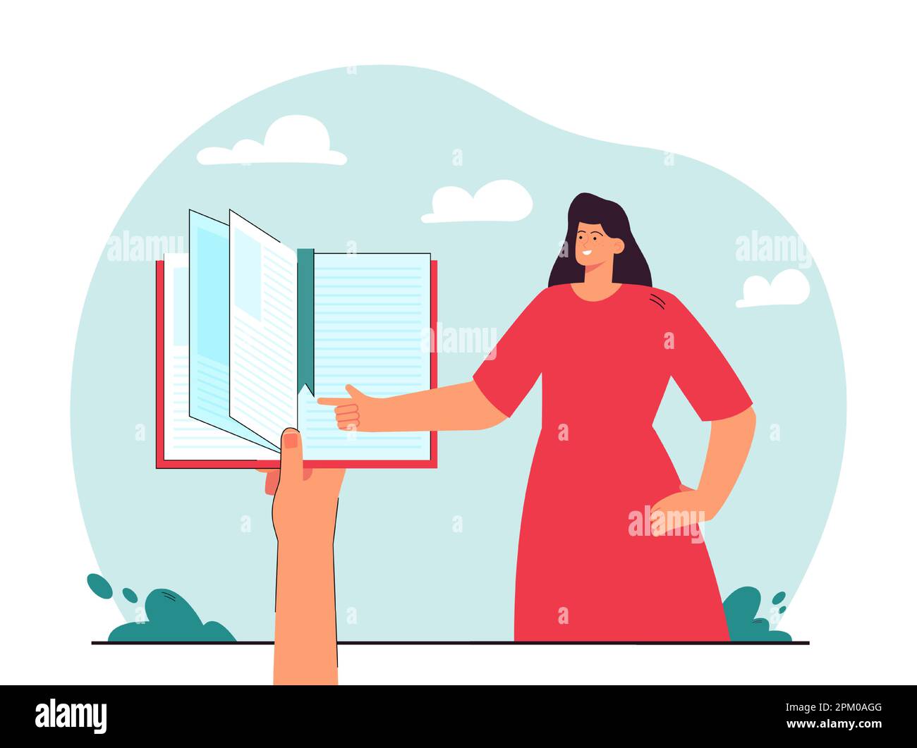 Checking homework Stock Vector Images - Alamy