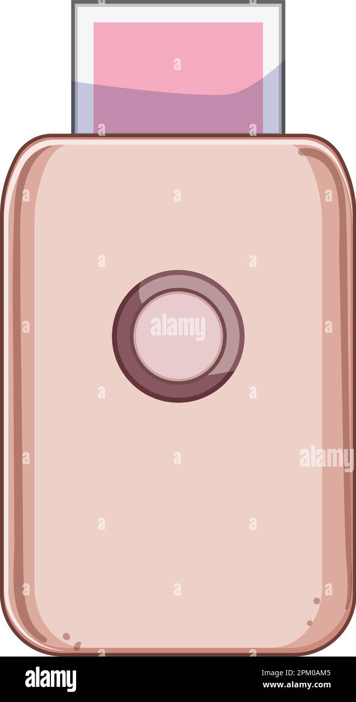 desktop compact photo printer cartoon vector illustration Stock Vector ...