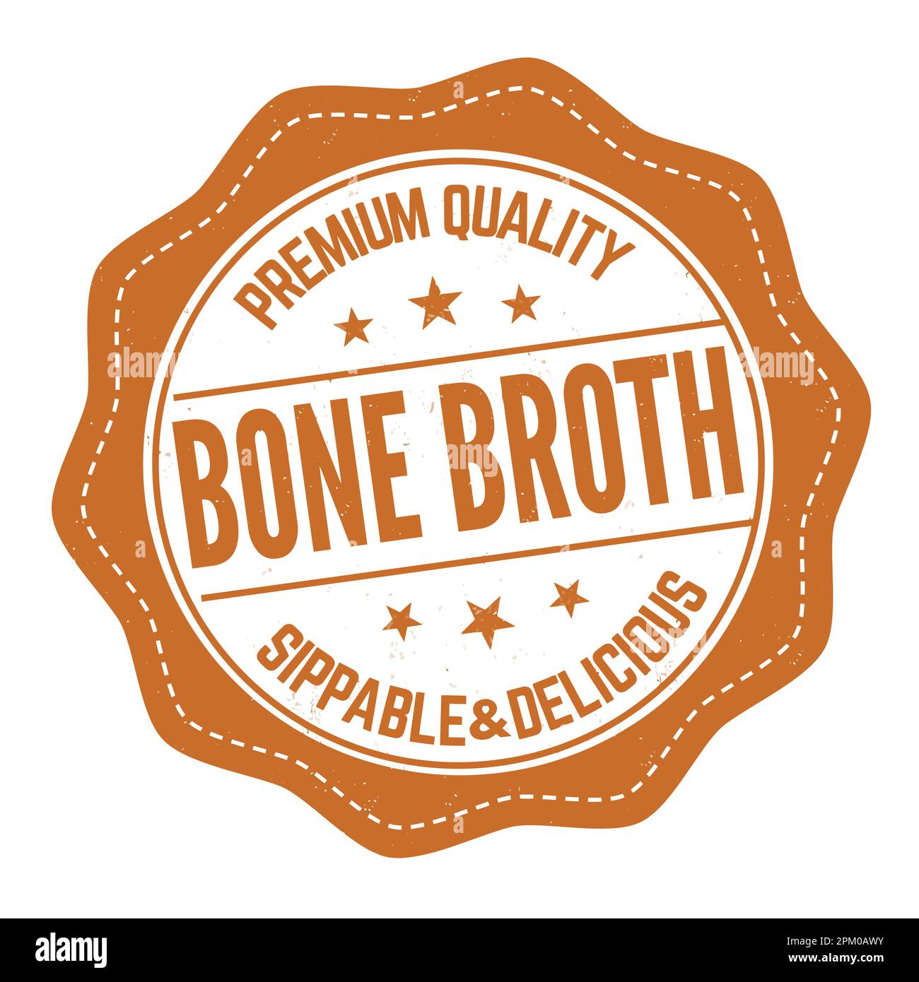 Chicken bone broth Stock Vector Images - Alamy