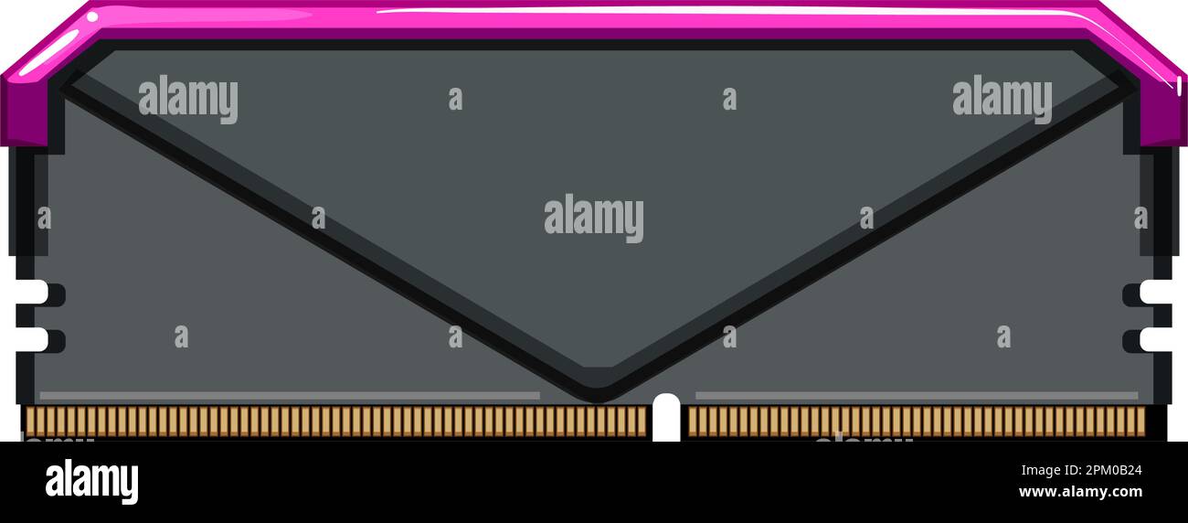 ram desktop memory cartoon vector illustration Stock Vector Image & Art ...