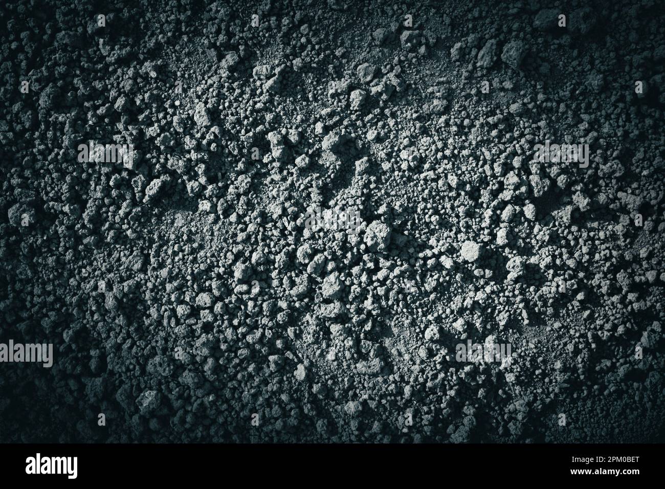 Clods soil dirt background black and white. Light black and white ...