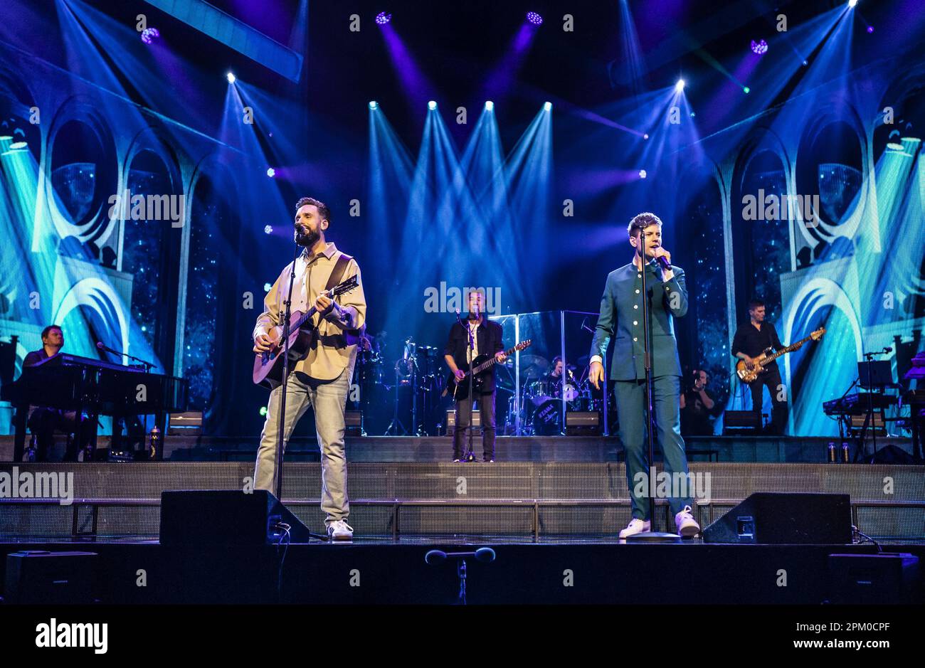 ROTTERDAM - Singers Nick & Simon during their last farewell concert in ...