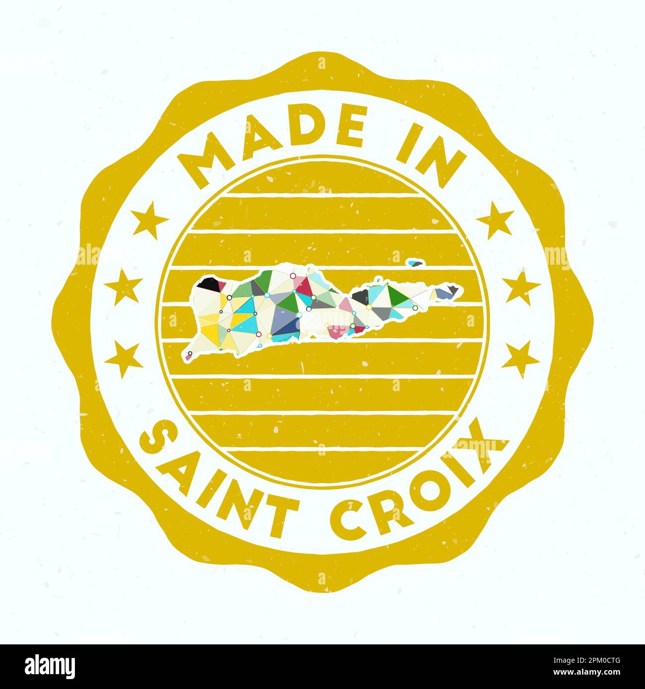 Saint croix map Stock Vector Images - Alamy