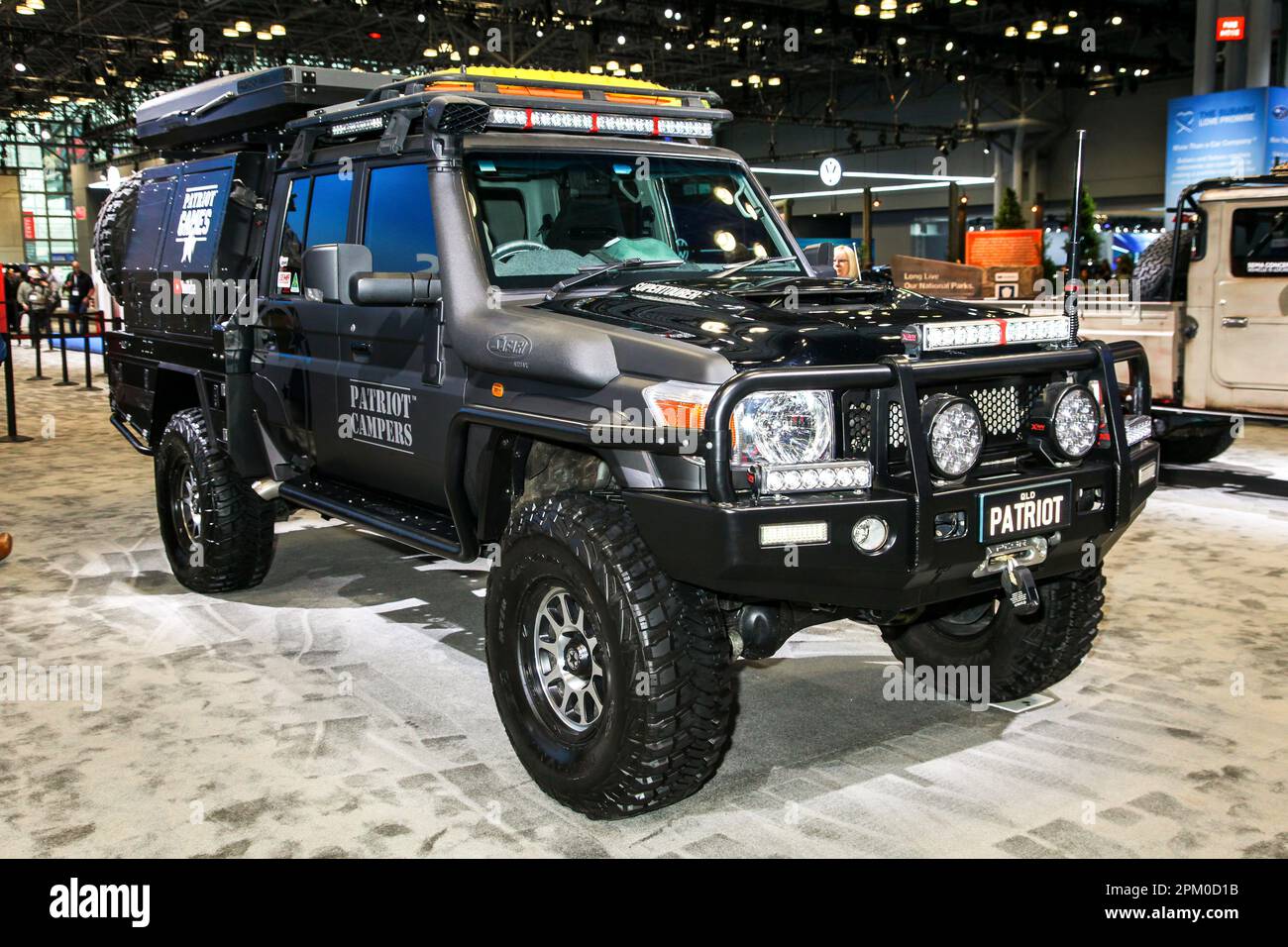 NEW YORK, NY, USA - APRIL 5, 2023: Toyota campers LC 79 Supertourer is ...
