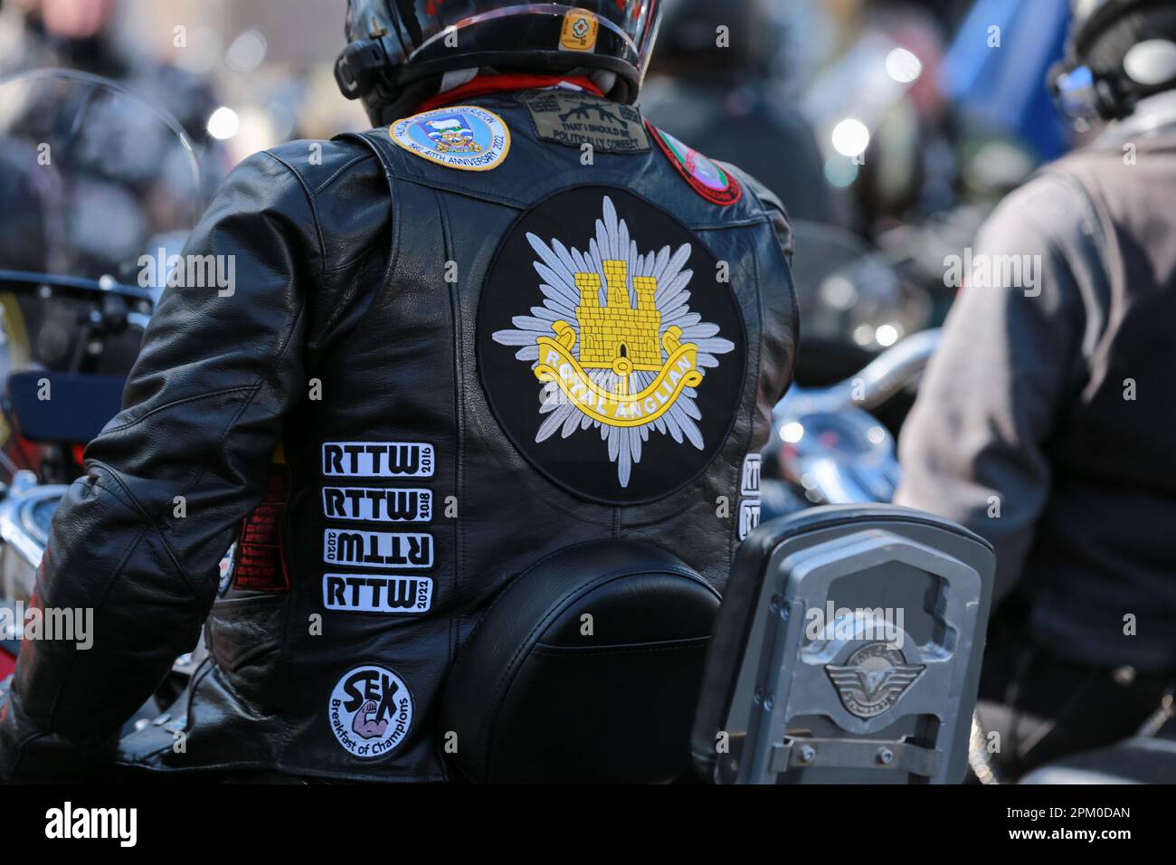 London, UK. 07 Apr 2023. Rolling Thunder UK organized a Ride of Respect ...