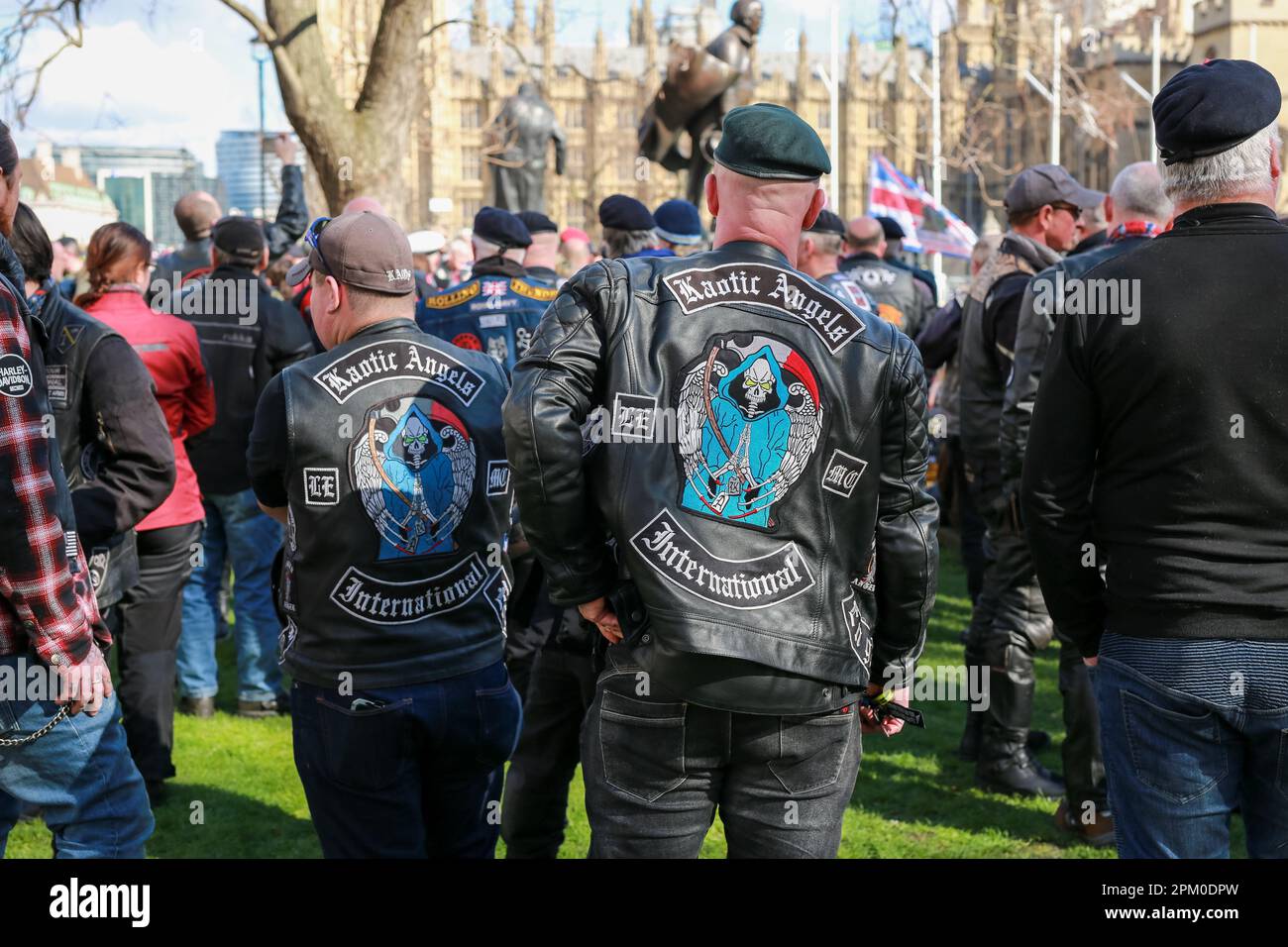London, UK. 07 Apr 2023. Rolling Thunder UK organized a Ride of Respect ...