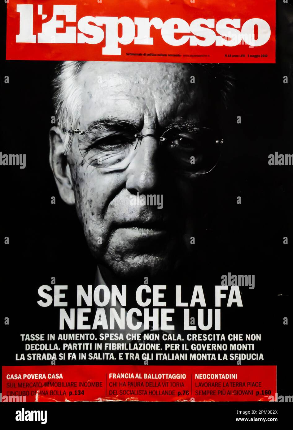 Lespresso magazine hi-res stock photography and images - Alamy