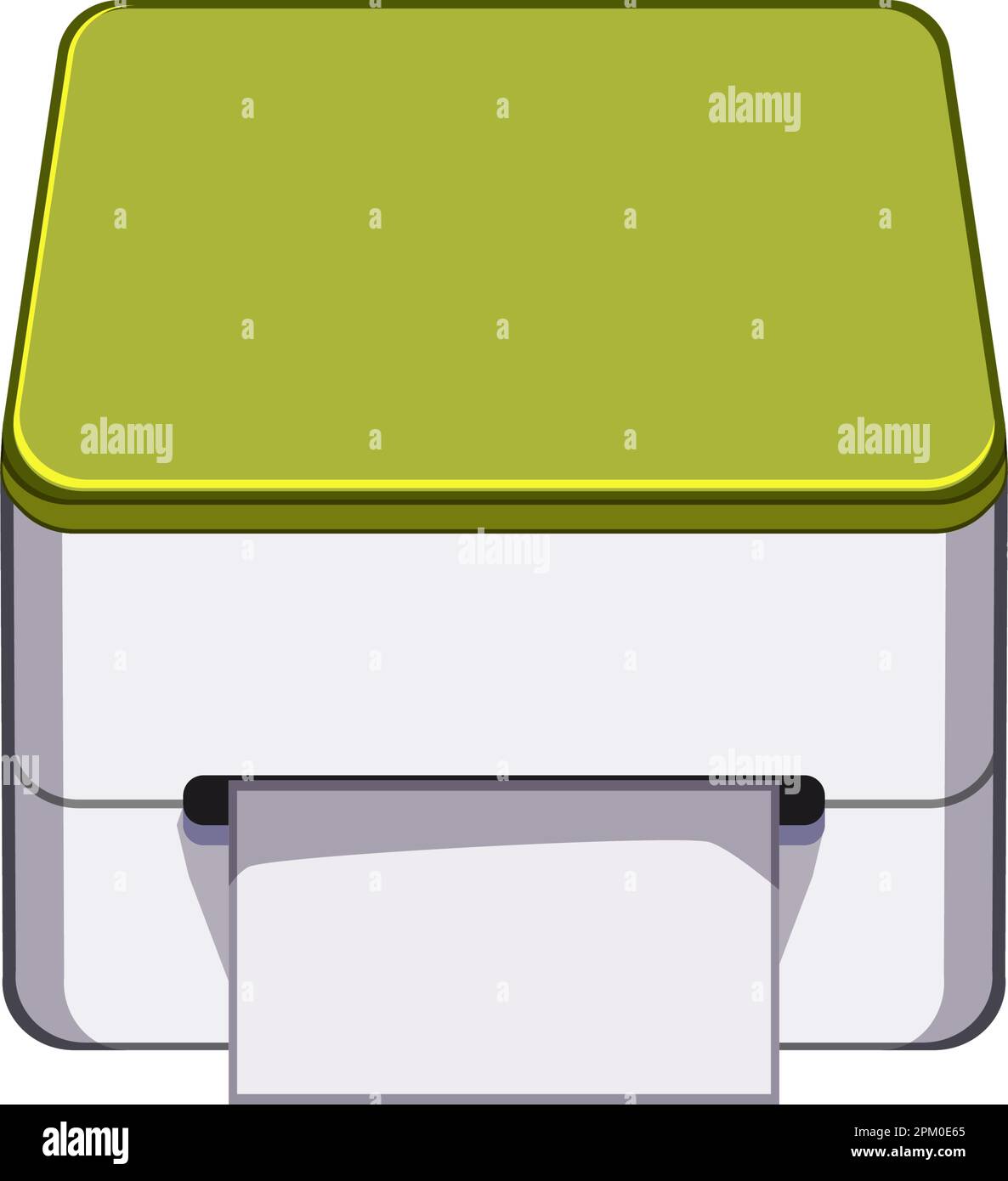 roll label printer cartoon vector illustration Stock Vector Image & Art ...