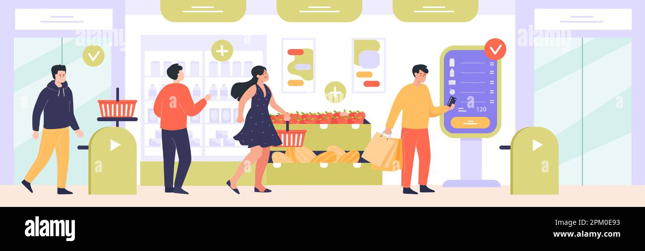 Cashierless store hi-res stock photography and images - Alamy