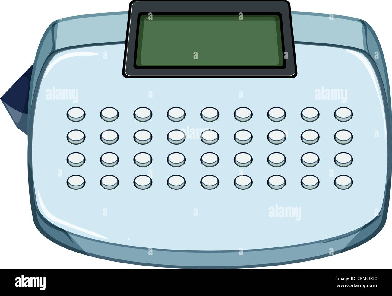 industry label printer cartoon vector illustration Stock Vector Image ...