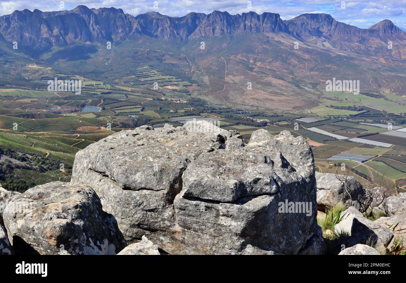beautiful mountain landscapes looking farms, Cape Town South Africa ...