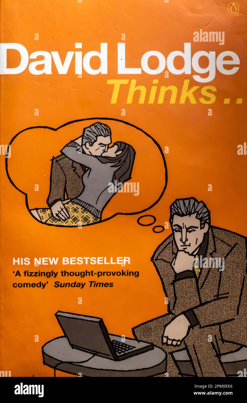 Thinks ... Novel by David Lodge 2001 Stock Photo - Alamy