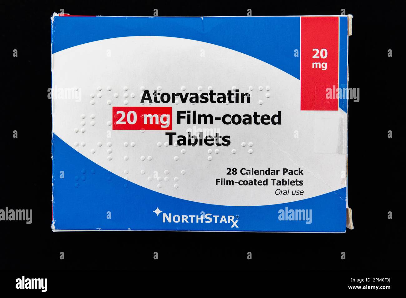 PHOTOGRAPH Atorvastatin 20mg pack by NorthStar Rx Stock Photo - Alamy