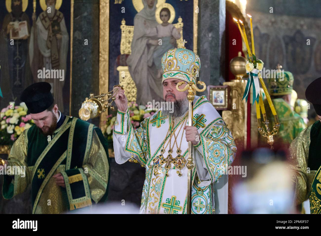 KYIV, UKRAINE - APRIL 9, 2023 - Primate of the Orthodox Church of ...