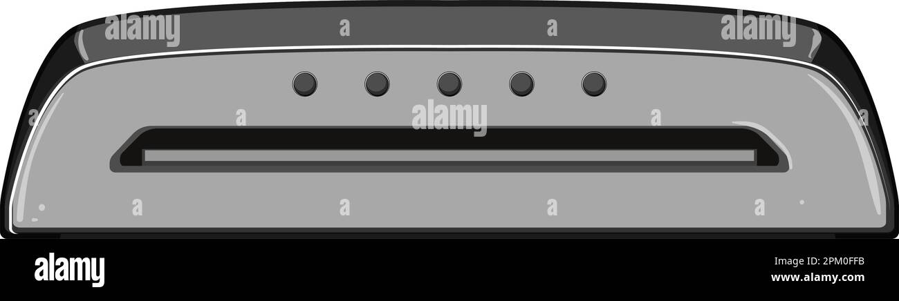 work laminator machine cartoon vector illustration Stock Vector Image ...