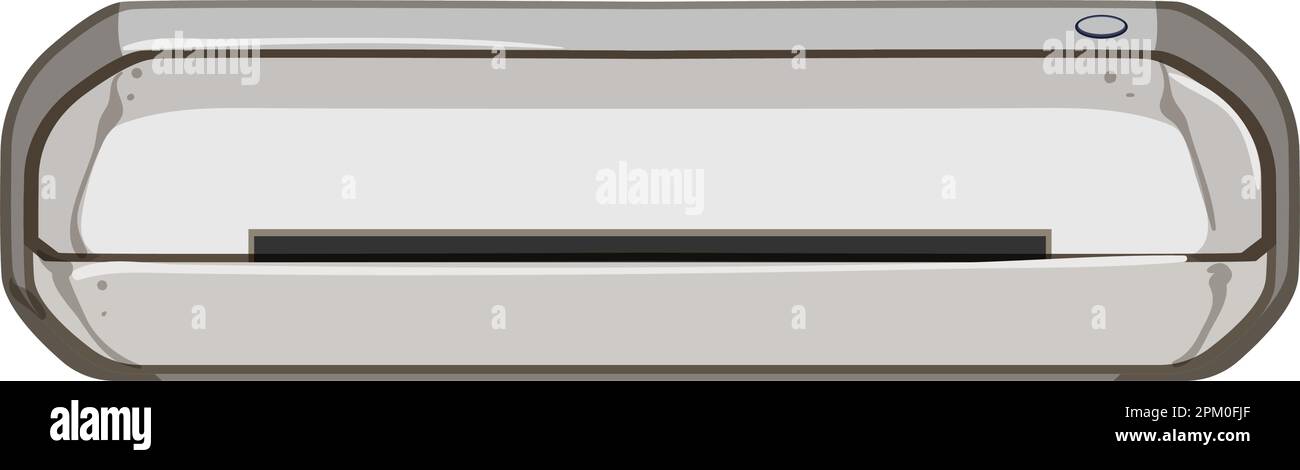 production laminator machine cartoon vector illustration Stock Vector ...