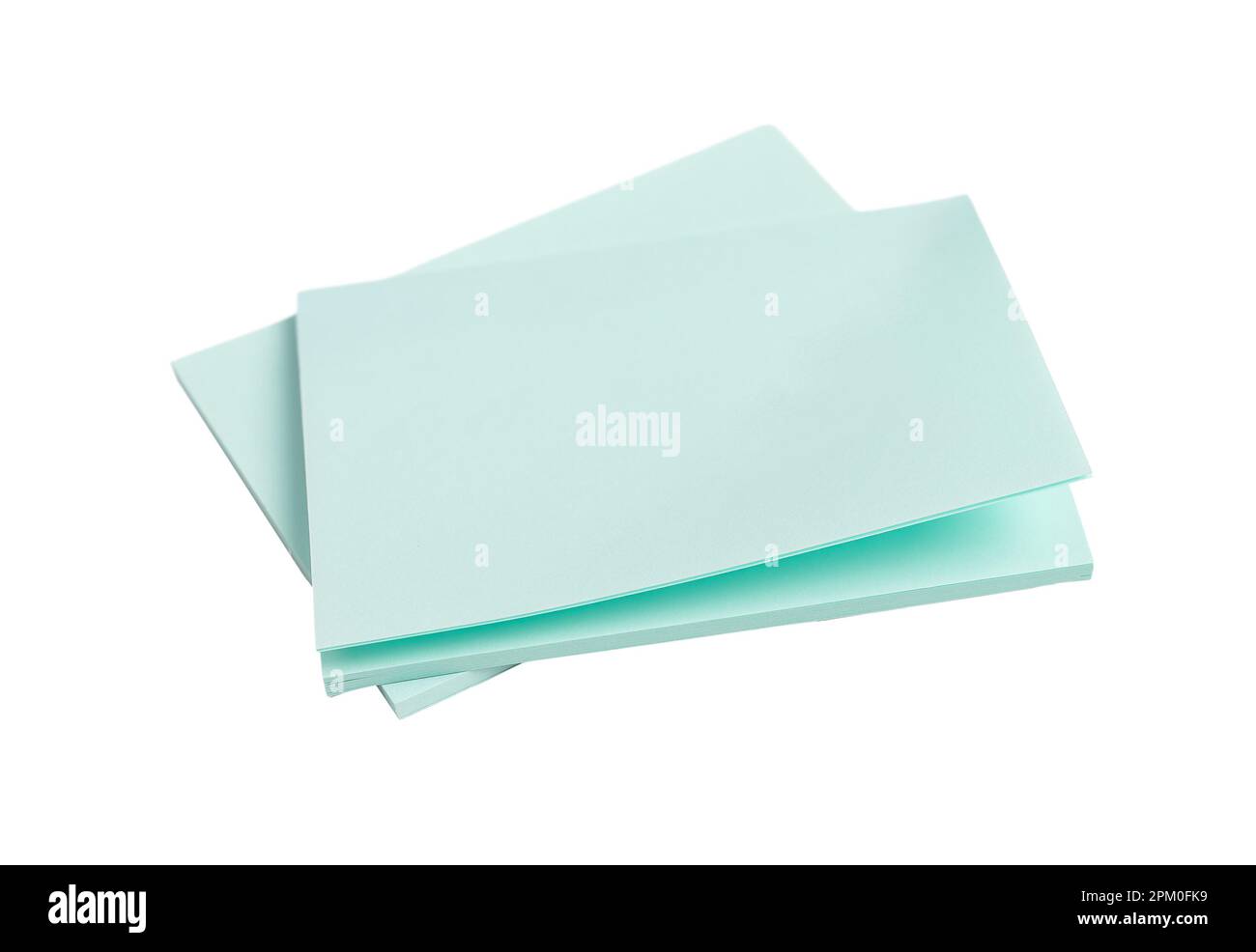 Several sticky notes, memo paper, sticker isolated on white Stock Photo ...