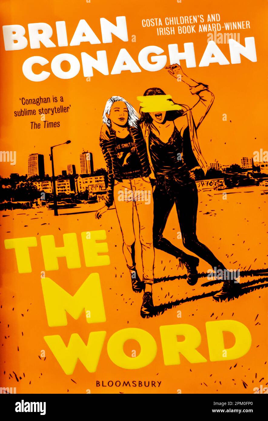 The M Word Book by Brian Conaghan Stock Photo - Alamy