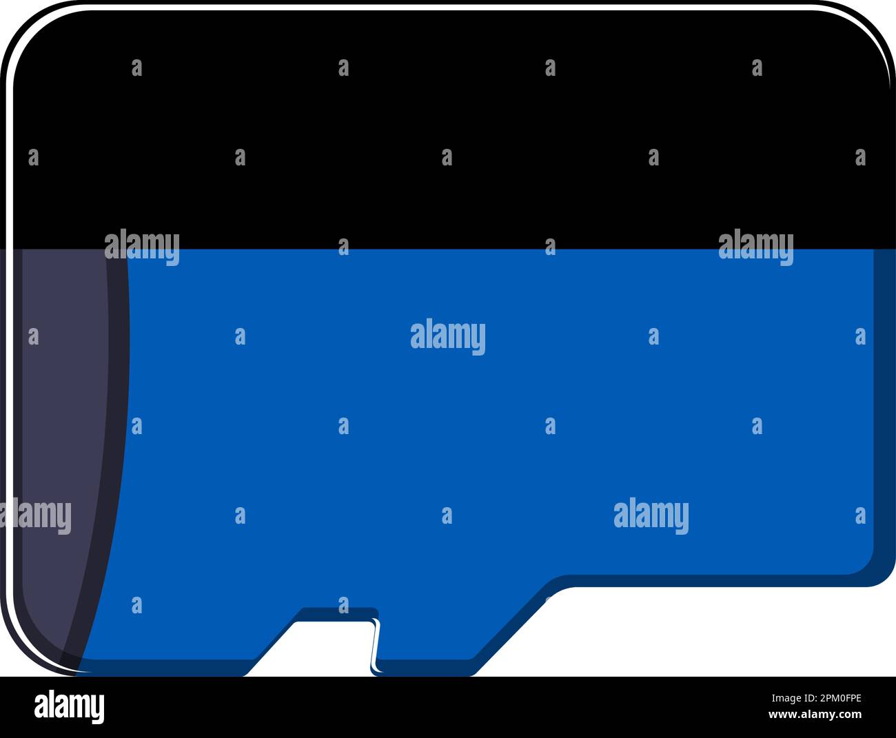 storage memory card cartoon vector illustration Stock Vector Image ...