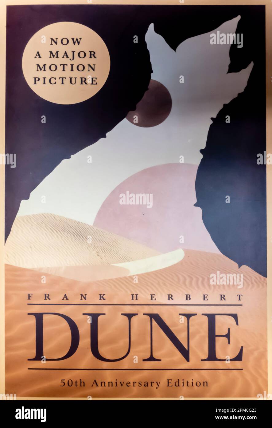 Dune Novel by Frank Herbert 1965. 50th anniversary edition Stock Photo ...
