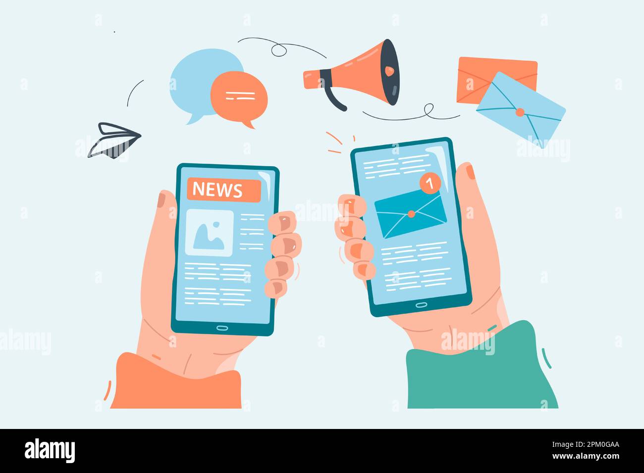 Mobile phone viewing Stock Vector Images - Alamy