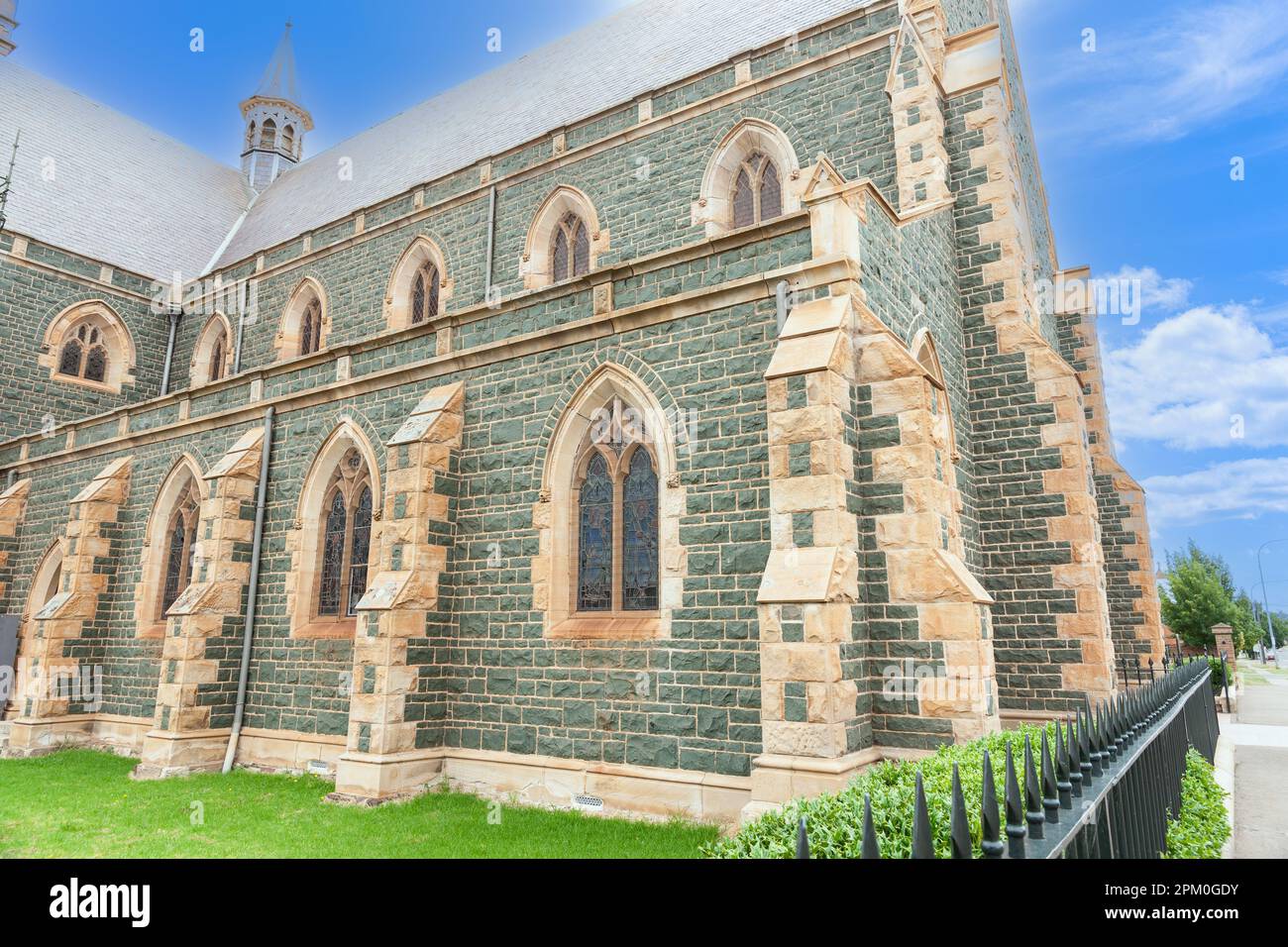 Striking Greenstone structure of Cathedral of St Peter and Paul's Old ...