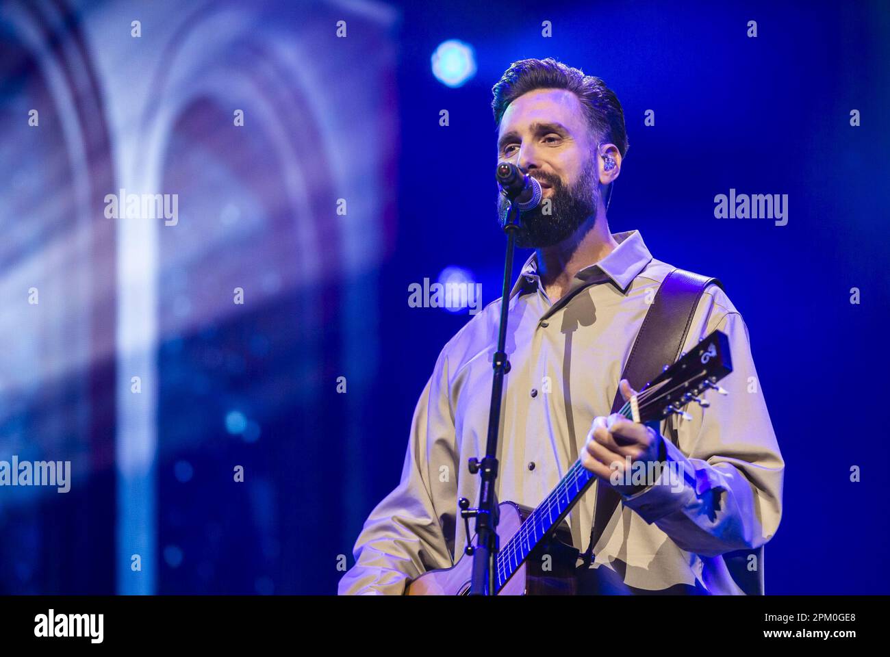 ROTTERDAM - Singer Nick during the last farewell concert of Nick ...