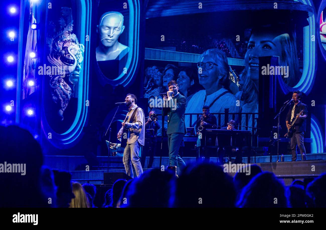 ROTTERDAM - Singers Nick & Simon during their last farewell concert in ...