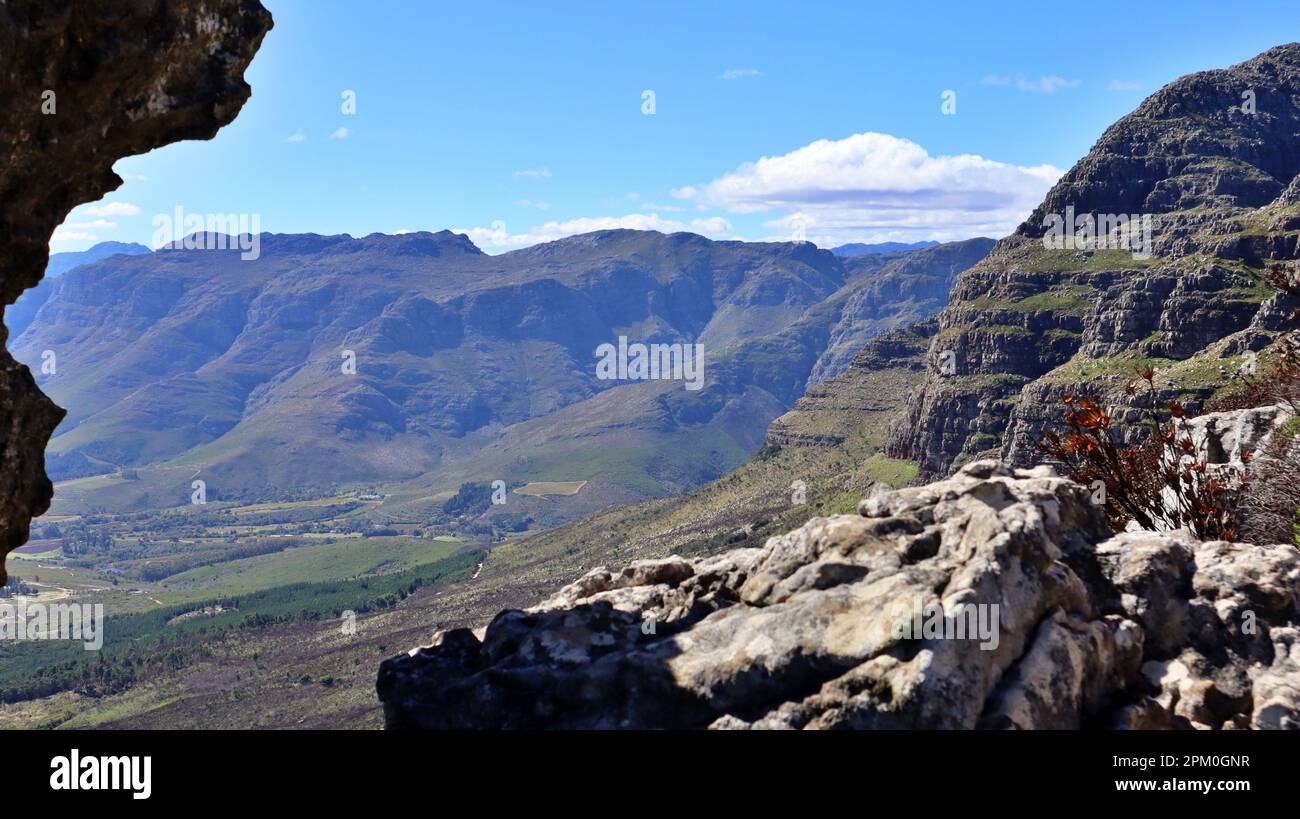 beautiful mountain landscapes looking farms, Cape Town South Africa ...