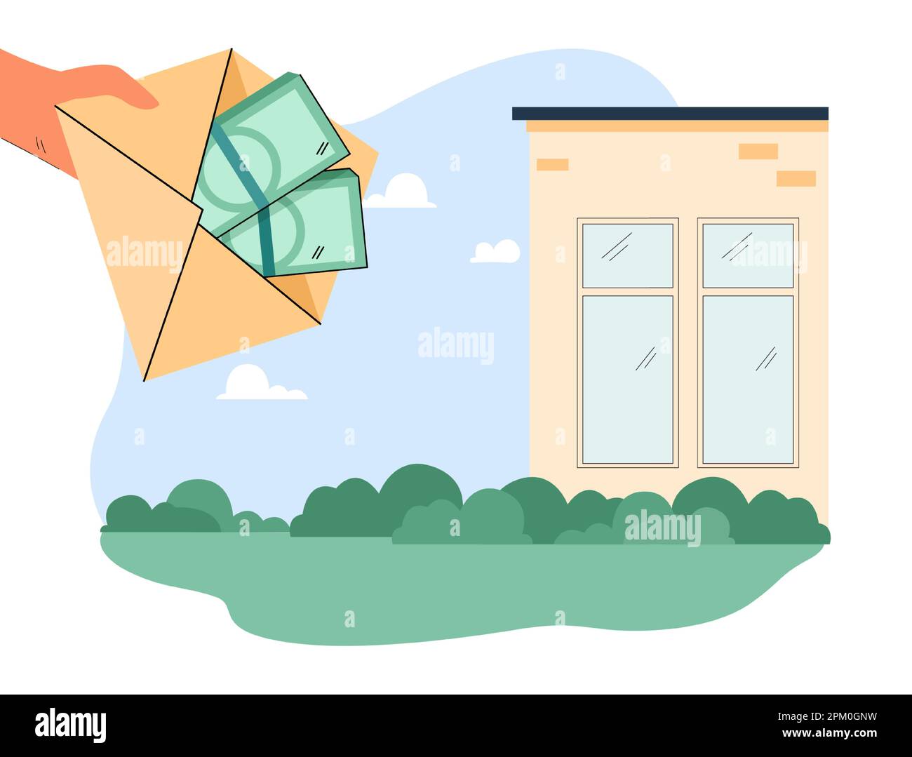 Property envelope Stock Vector Images - Alamy