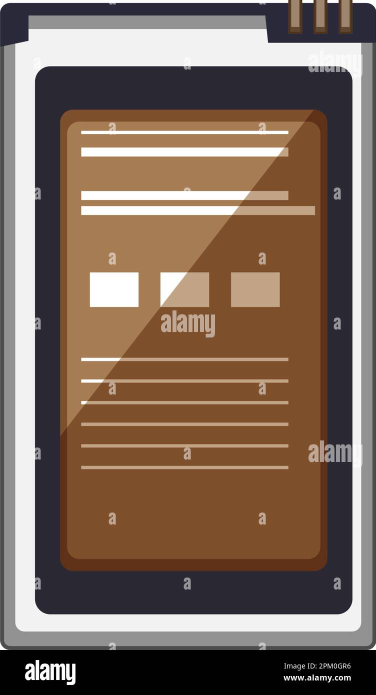 smrecharge mobile phone battery cartoon vector illustration Stock ...