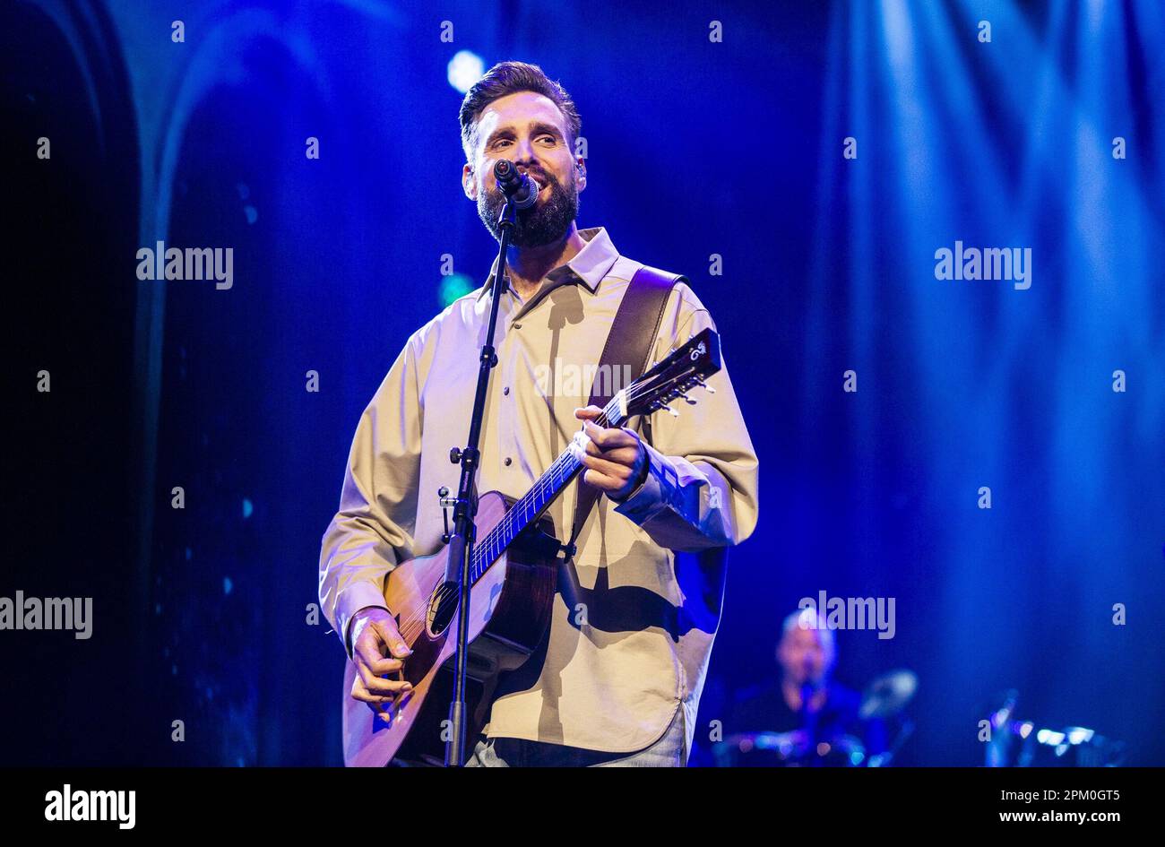 ROTTERDAM - Singer Nick during the last farewell concert of Nick ...