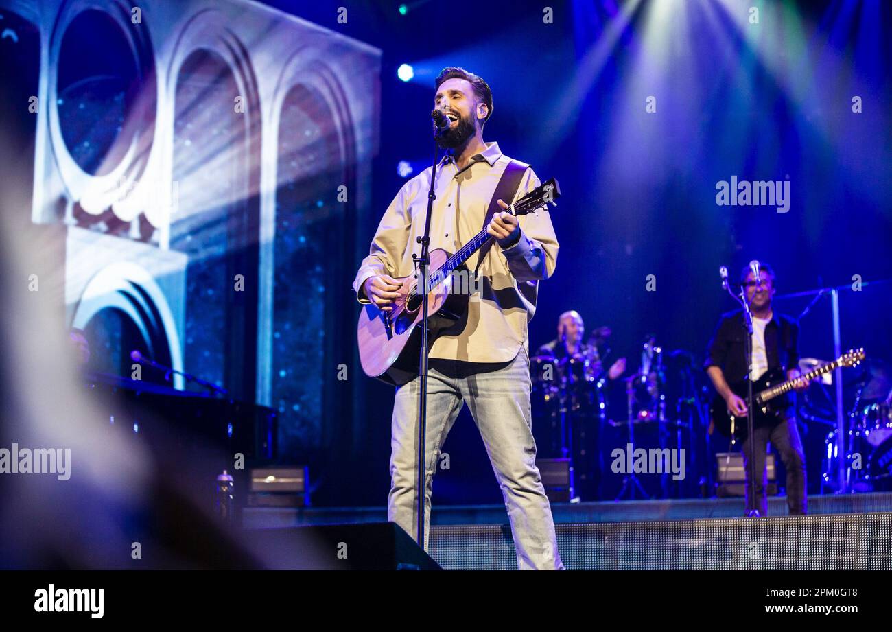 ROTTERDAM - Singer Nick during the last farewell concert of Nick ...