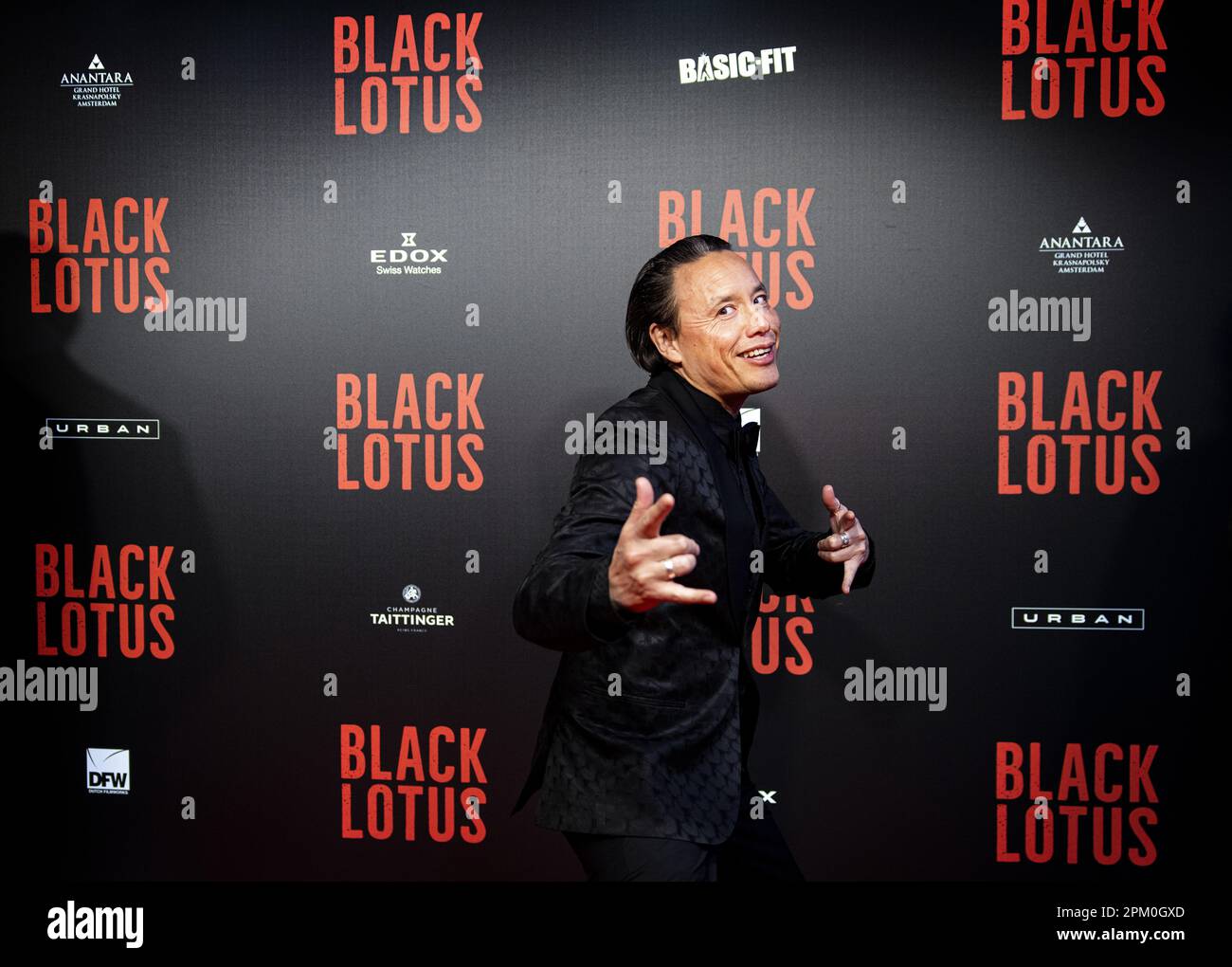 AMSTERDAM - Simon Wan on the red carpet for the premiere of the action ...
