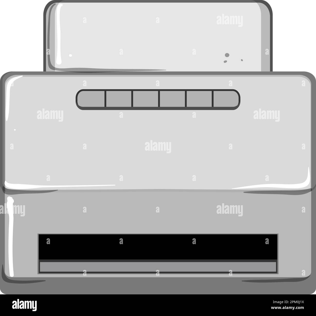 copier scanner document cartoon vector illustration Stock Vector Image & Art - Alamy