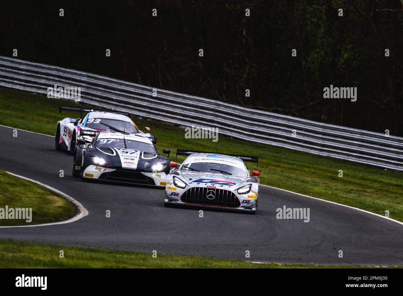 Oulton Park, Cheshire, UK. 10th April, 2023. 2 Seas Motorsport Mercedes ...
