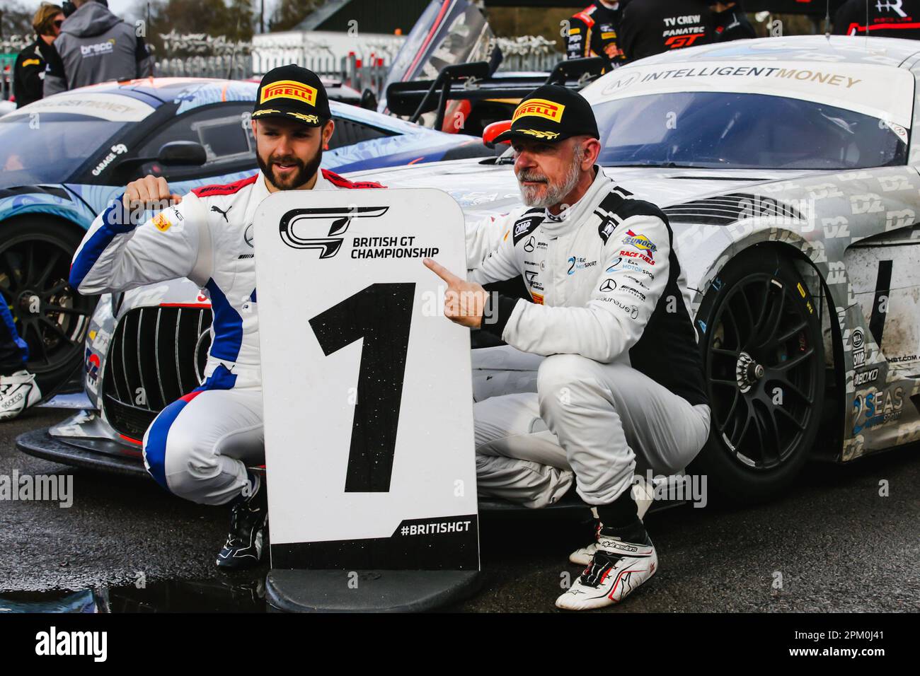 Oulton Park, Cheshire, UK. 10th April, 2023. 2 Seas Motorsport Mercedes ...