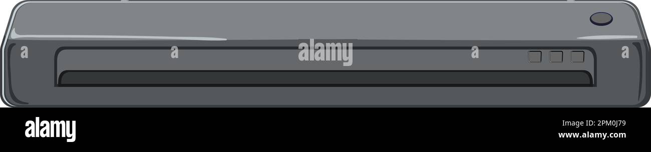 copy scanner document cartoon vector illustration Stock Vector Image ...