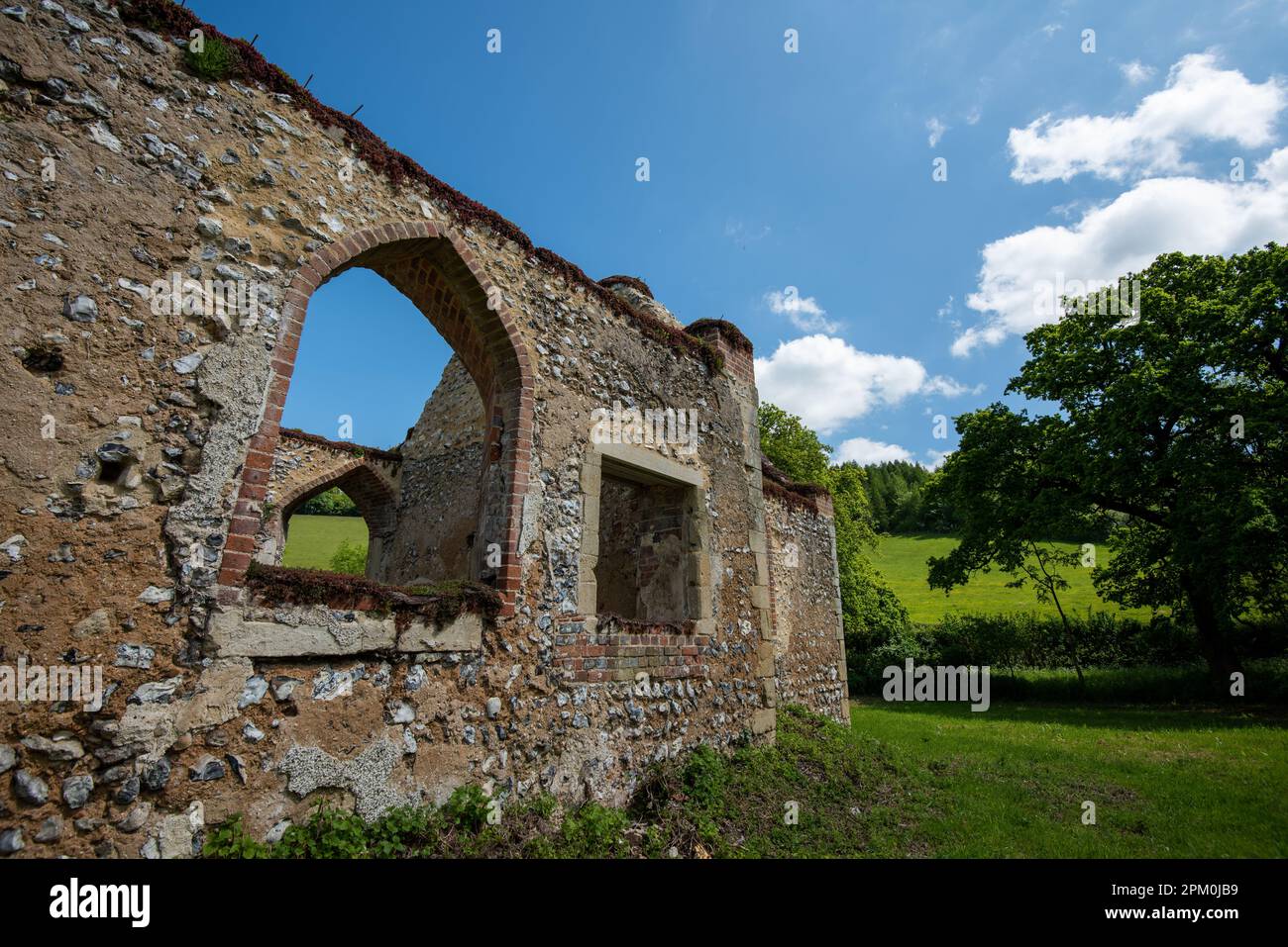 St. James Church Ruin, Bix Stock Photo - Alamy