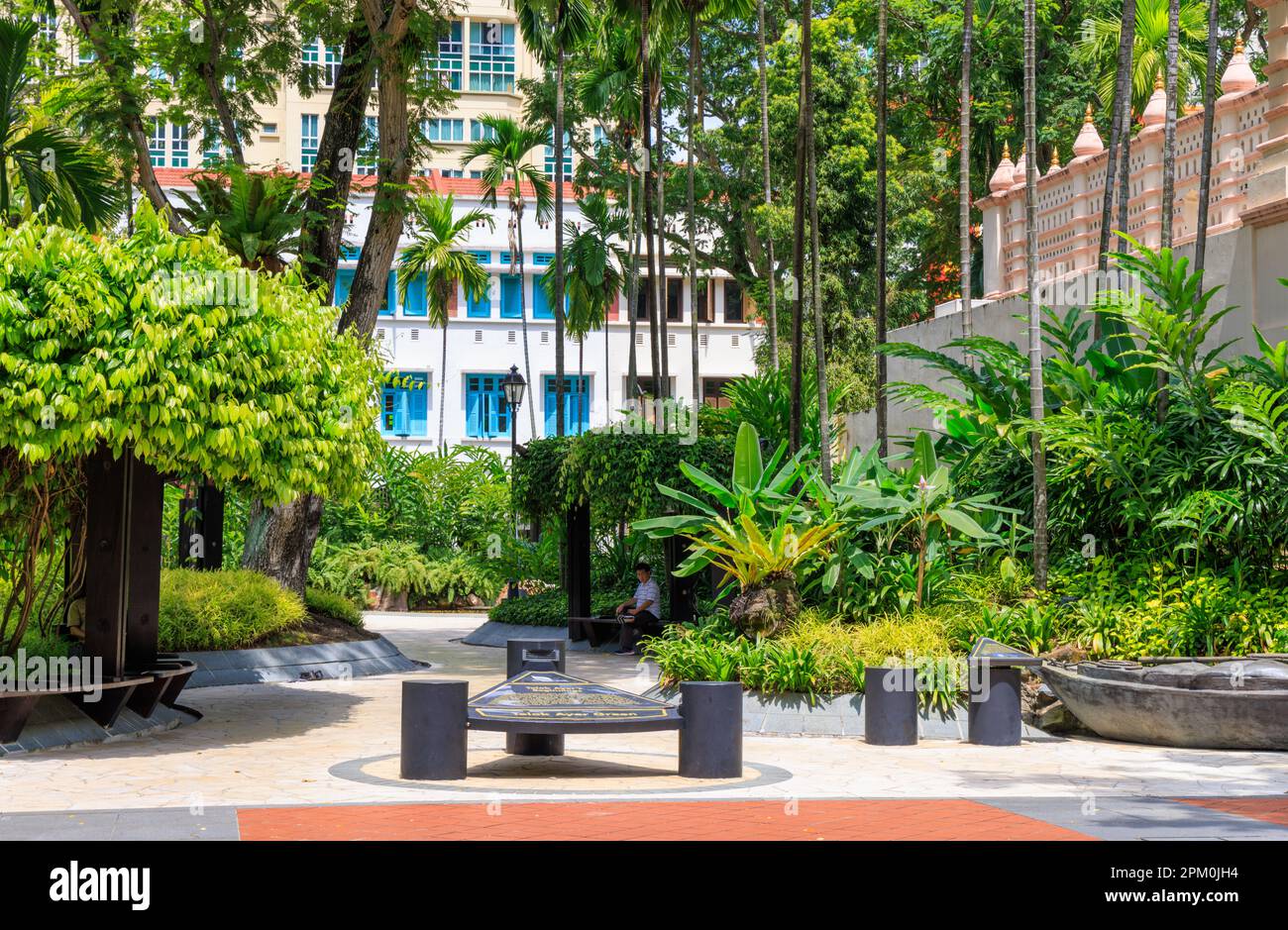 Telok Ayer Green, Singapore Stock Photo - Alamy