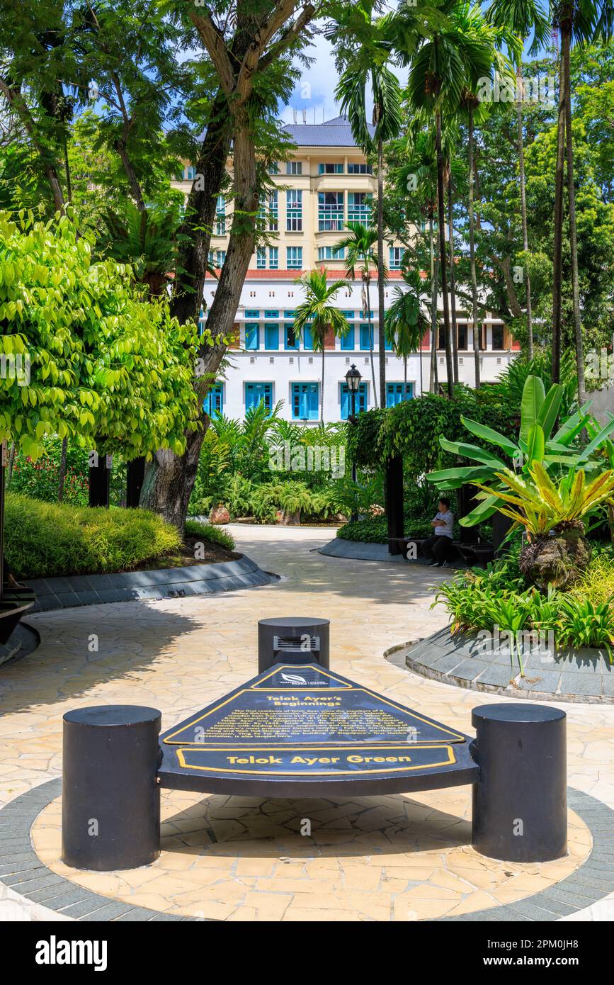 Telok Ayer Green, Singapore Stock Photo - Alamy