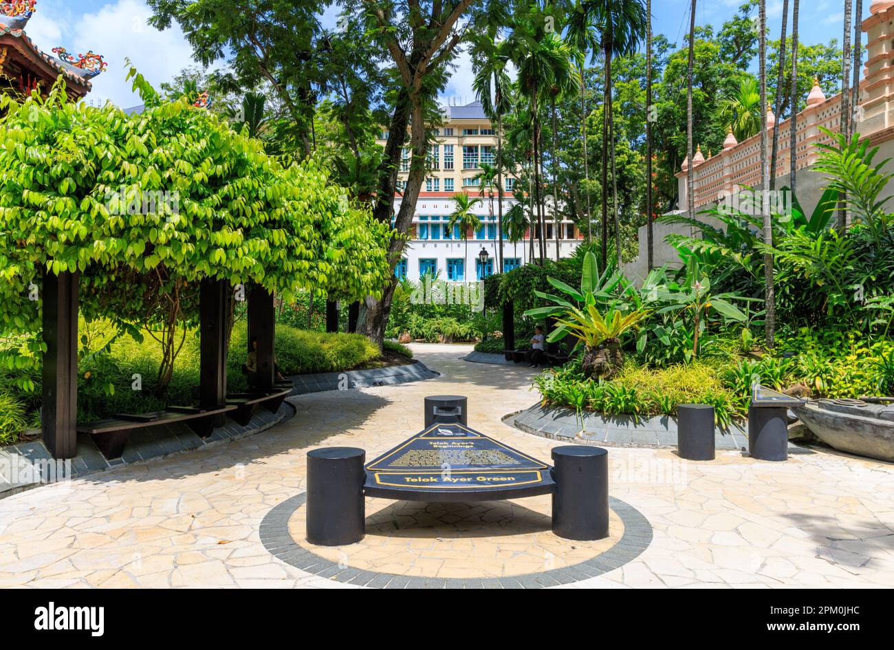 Telok Ayer Green, Singapore Stock Photo - Alamy