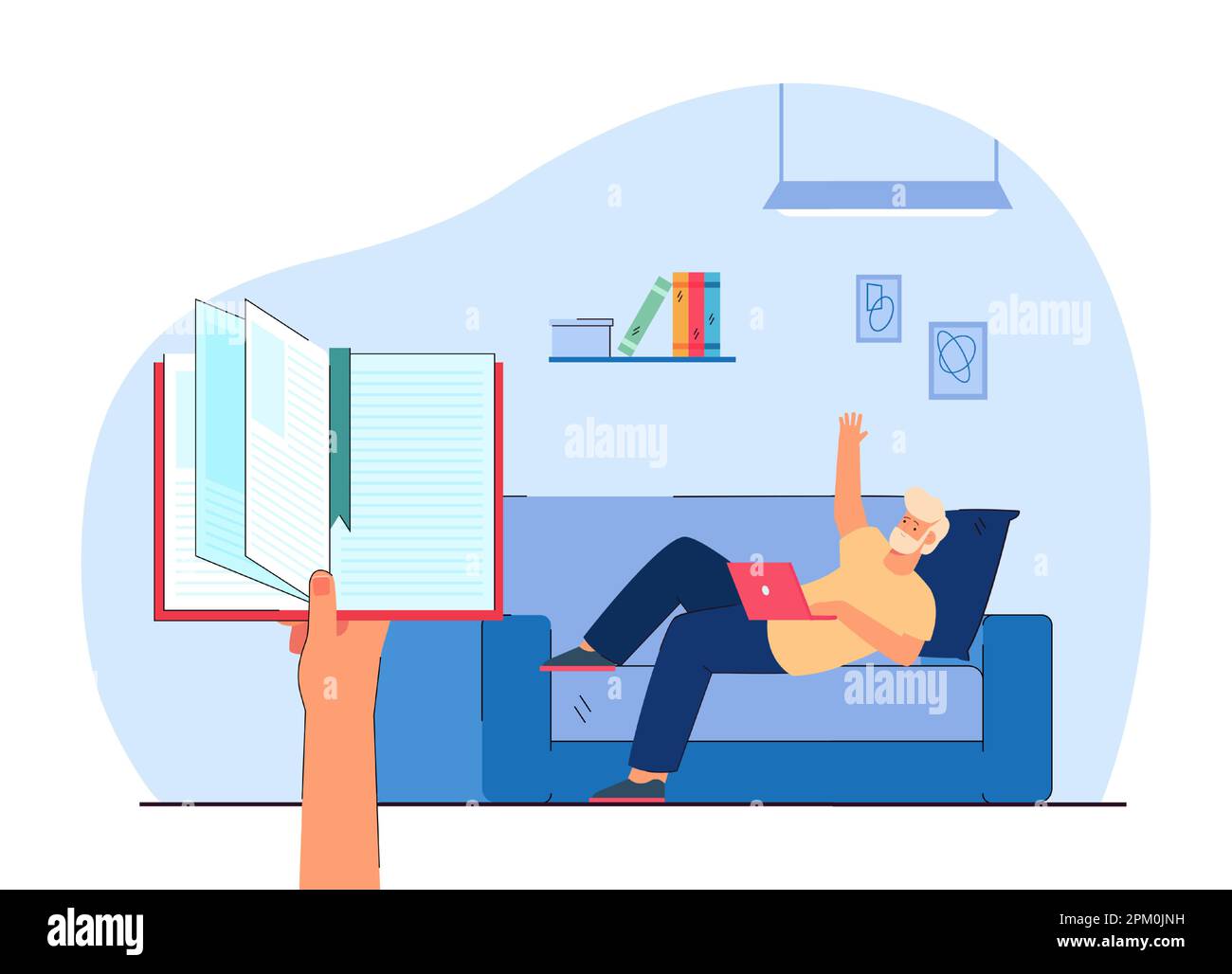 Sofa distance Stock Vector Images - Alamy