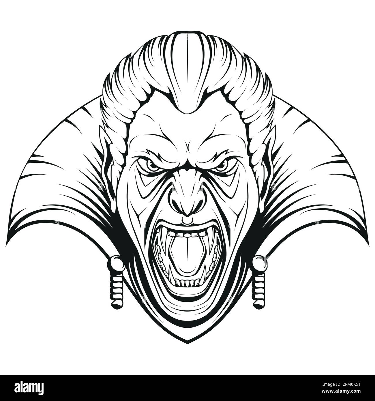 Dracula or Vampire logo. vector illustrations. editable layers, can be ...