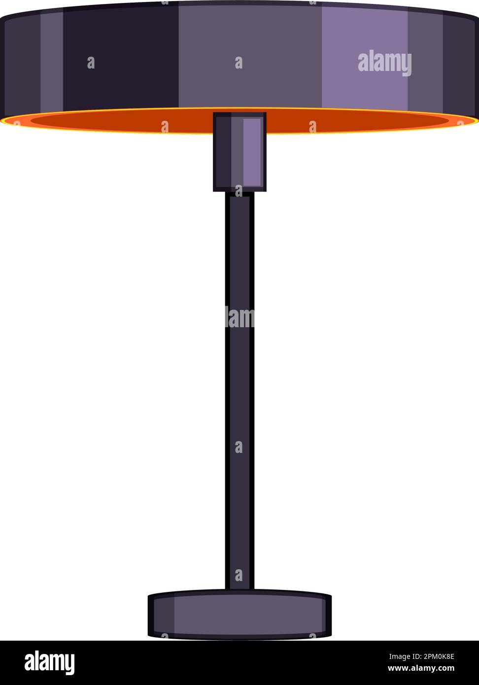 home smart lamp cartoon vector illustration Stock Vector Image & Art ...