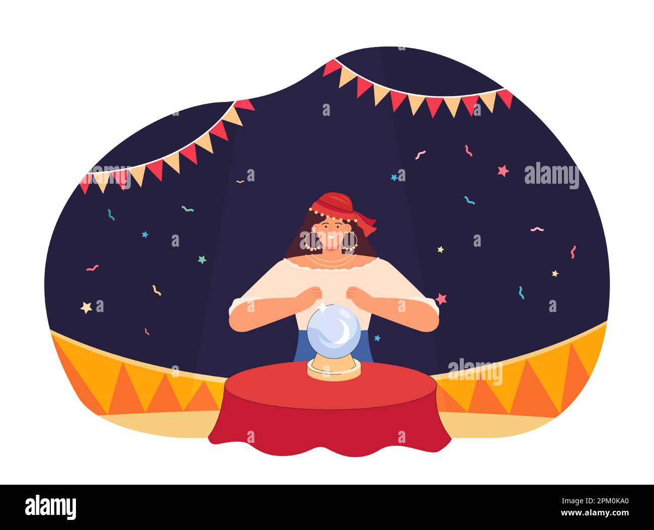 Magician female Cut Out Stock Images & Pictures - Alamy