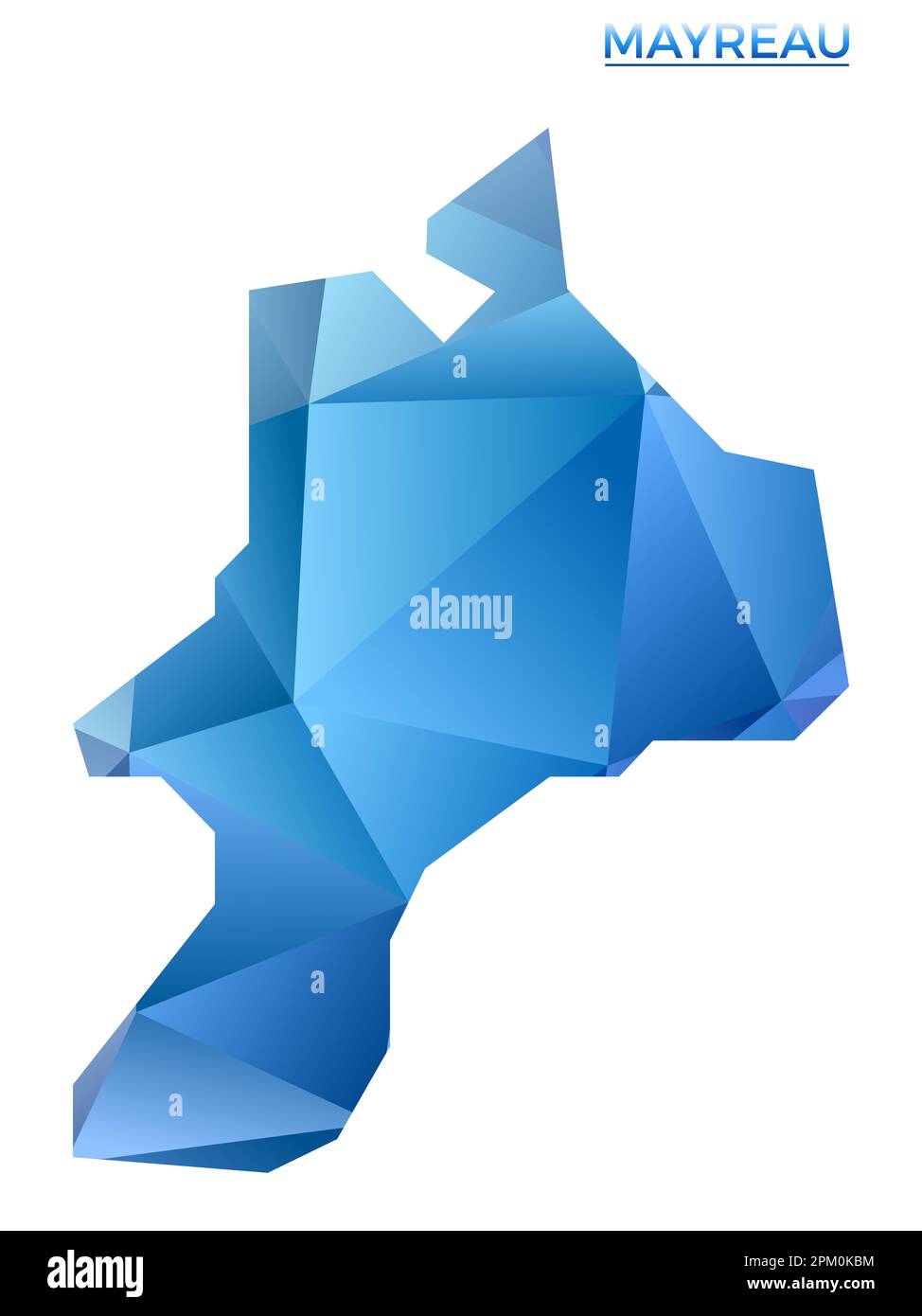 Vector polygonal Mayreau map. Vibrant geometric island in low poly ...