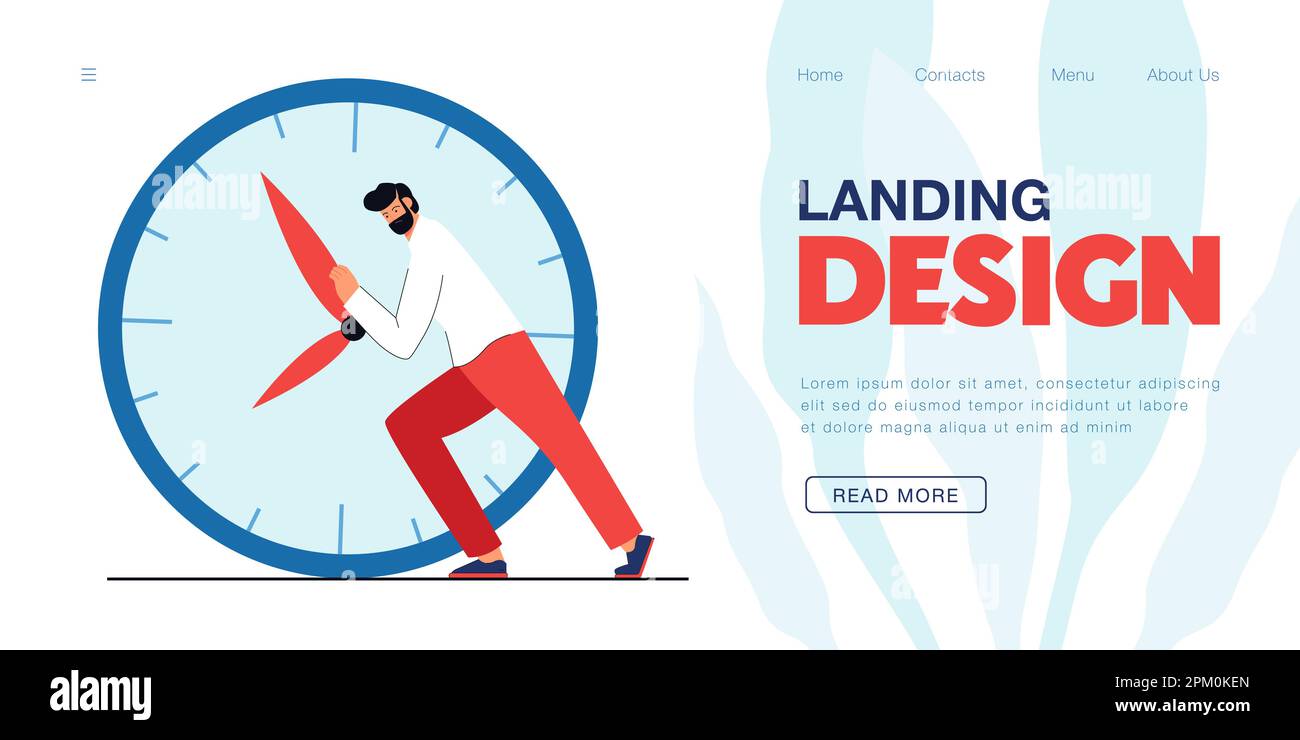 Man holding down arrow Stock Vector Images - Alamy